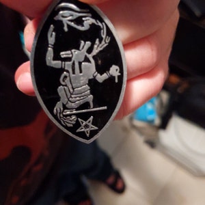 Thelemic Symbol Unicursal Hexagram Star Ring Occult | Etsy