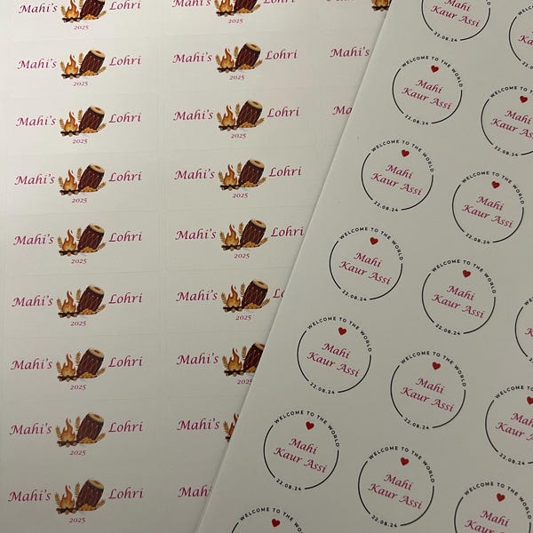 Rectangular Stickers, A4 Sheets, Matte Finish, Logo Stickers ...