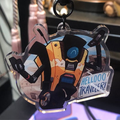 CL4P-TP claptrap 2.5 Inch Acrylic Charm Keychain Borderlands 2 - Etsy