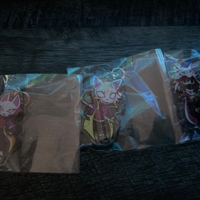 Fan Made Double Sided Acrylic Keychains Remi, Joni, DJ Bop, Azuki, CTL ...