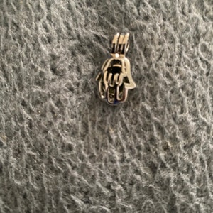 RARE Moldavite Pendant Synergy 12 Hamsa Evil Eye Protection Spiritual ...
