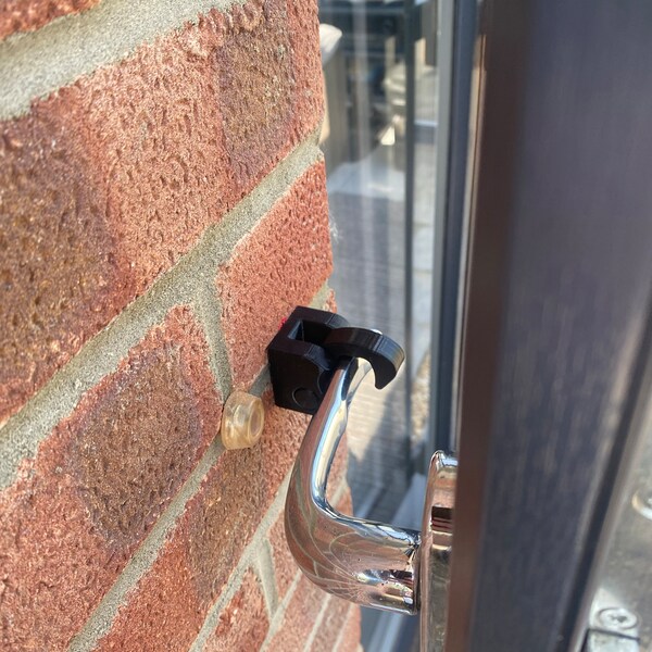 Handlestay - the Door Handle Stay Hook for Doors That Open Onto Walls ...