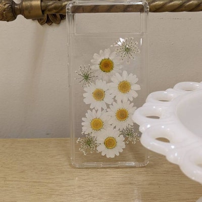 Pressed Flower Orange Lemon Clear Phone Case Lg G7 Thinq Case - Etsy