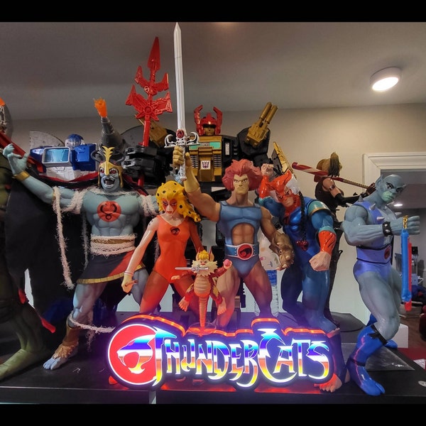 Vintage Thundercats Logo LED Sign | 3D Printed, USB Powered & Full ...