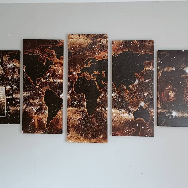 FRAMED HIP HOP Wall Art Rap Canvas Album Cover Collage Musician Gift ...