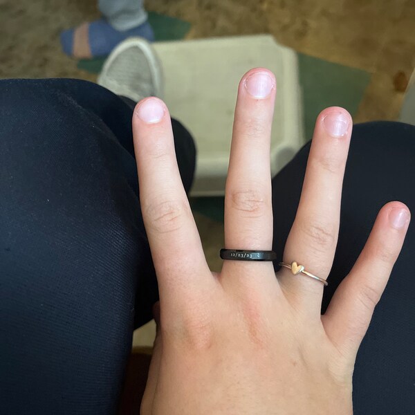 Personalized Matching Rings for Couple - Unique Valentine's Day Gifts ...