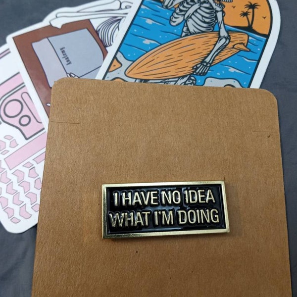 Skull Enamel Pin, Funny Enamel Pin, Enamel Pin, Coffee Lover Gift ...