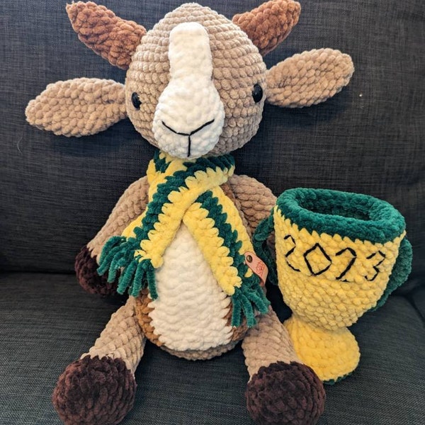 Crochet Gazelle Pattern, Amigurumi Springbok, Low Sew Gazelle Pattern ...