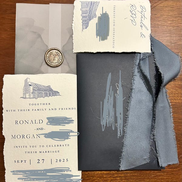 Custom Church Wedding Venue Drawing, Personalized Church Illustration ...