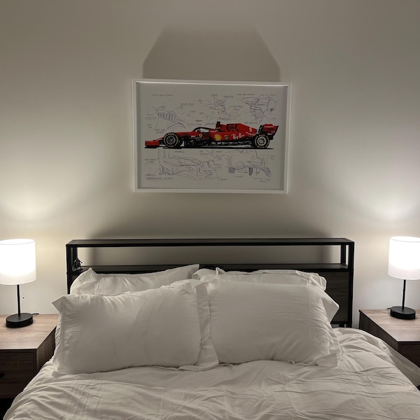 SF-23 Technical Drawing Scuderia Ferrari, Leclerc and Sainz F1, Formula ...