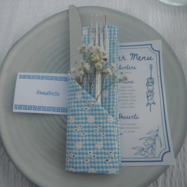 Greek Dinner Party Invitation & Menu Templates (digital Download) - Etsy