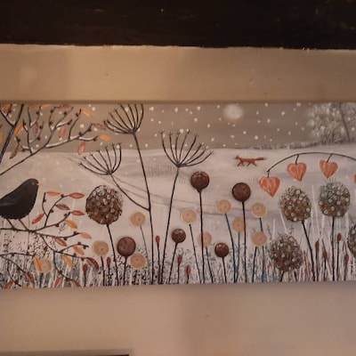 12 X 30 Inches Ready to Hang Canvas Print of Winter Landscape - Etsy