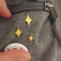 Sparkle Pin Set | Cute Sparkly Stars Brooch Set of 3 | Shiny Emoji Pin ...