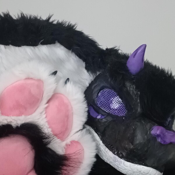 17 Colorsfursuit Furry Cat Paws With Claw, Fursuit Cat Gloves, Cosplay ...