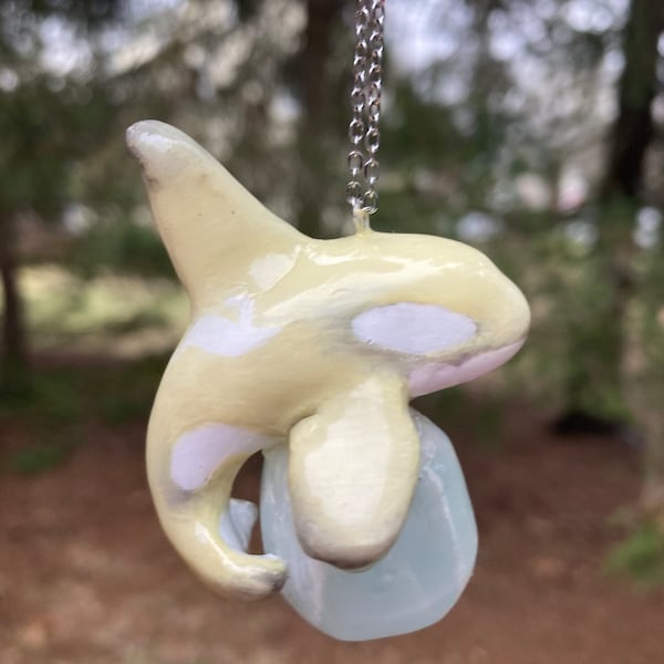 Custom Manatee/dugong Crystal Pendant Keychain Necklace - Etsy