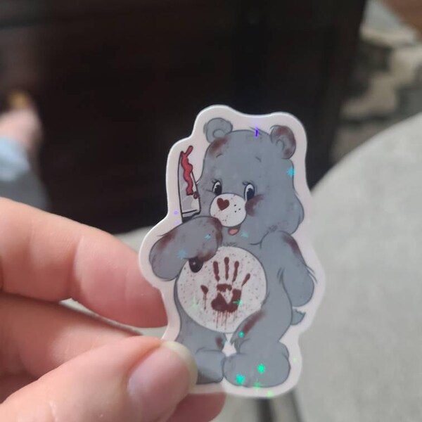 Dark Romance Care Bear, Masked Men, Kindle Sticker, Bookish Stickers ...