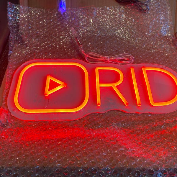 On Air Neon Sign, Custom LED Neon Sign, Live Streaming Recording Light ...
