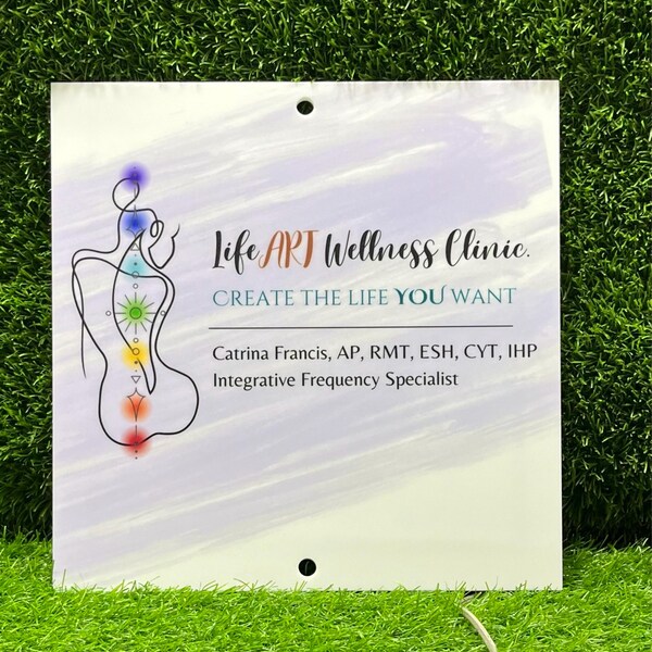 Custom Acrylic Sign, Backlit Sign, Salon Decore Sign, Lightup Sign ...