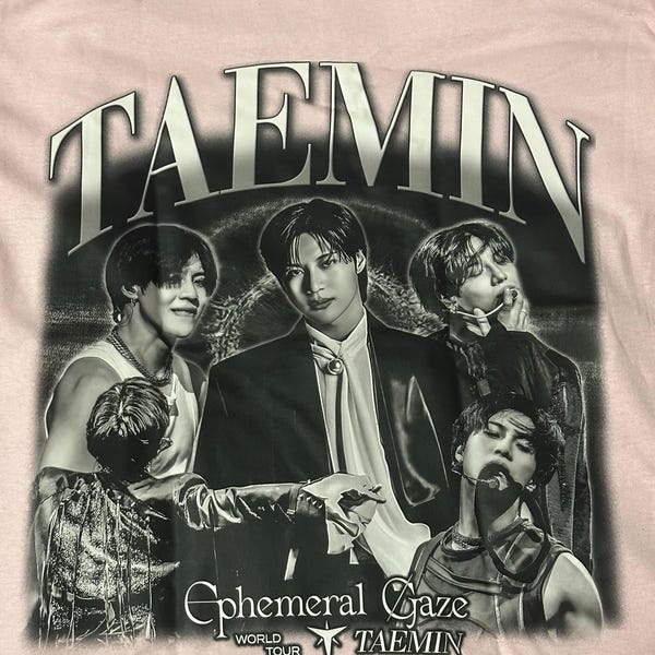 Taemin Ephemeral Gaze Tour 2025 Graphic T-shirt, Taemin Eternal Album ...