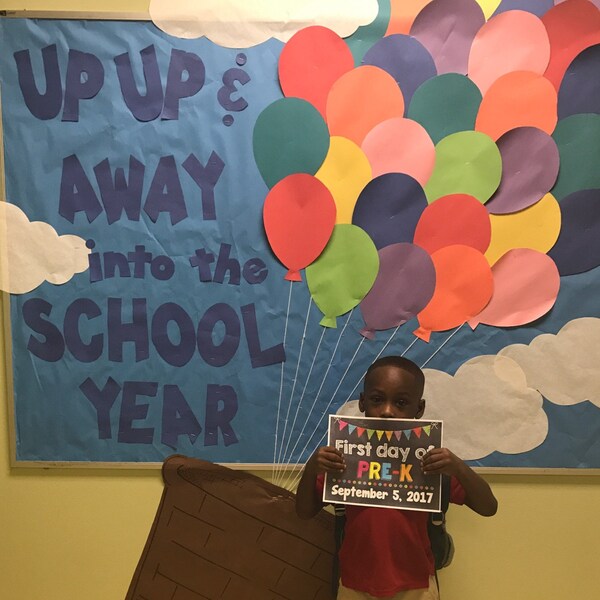 First Day of School Pre-k With Custom Date Chalkboard Style / Pre-k ...