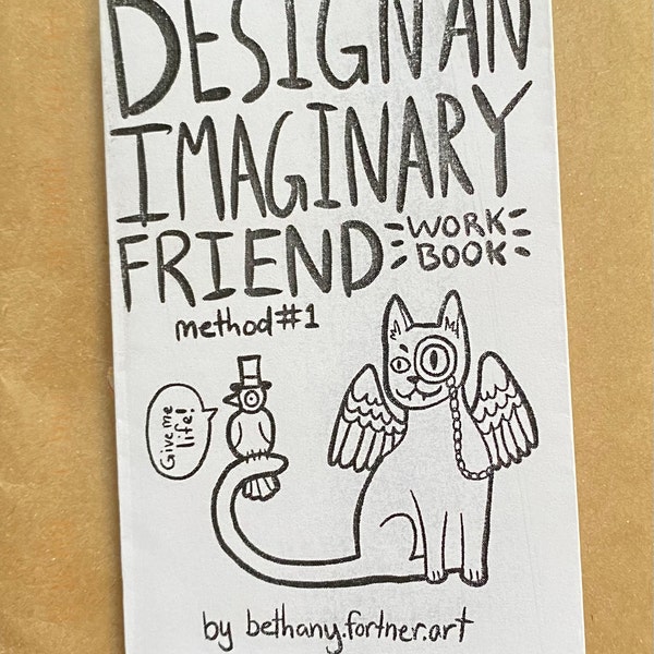 Design an Imaginary Friend Zine - Method 1 - Digital Printable Copy - Etsy