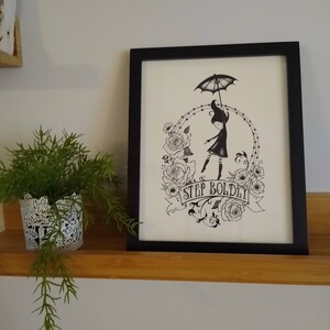 Step Boldly Giclee Print - Etsy