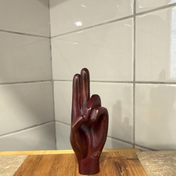 Mudra for the Evil Eye (small) | Handmade | Hand Gesture Mudra ...