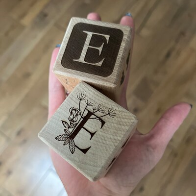 Baby Wooden Blocks Pregnancy Announcement Baby Photo Props Custom Wood ...
