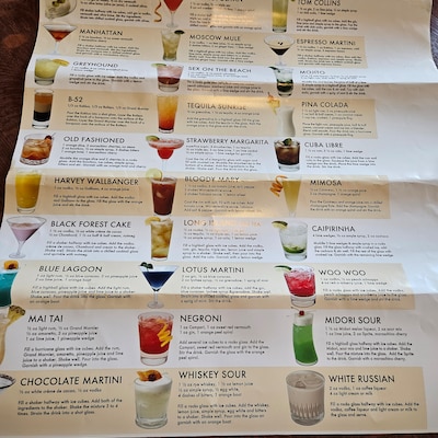 200 Drinks Cocktail QR Code Poster by Pop Cocktails Cocktail Recipes ...