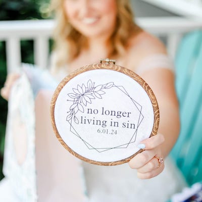 I'm a Little Ray of Pitch Black Wall Decor / Faux Embroidery / Funny ...