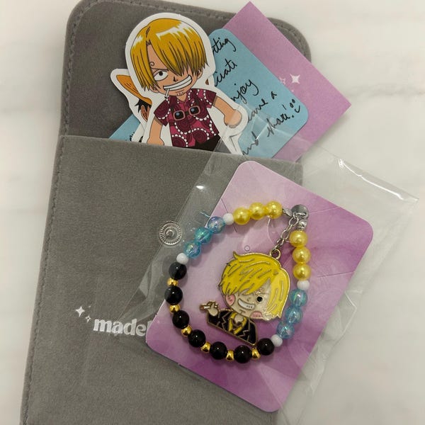Pirate One Piece Inspired Anime Keychain Phone Charm - Etsy Canada