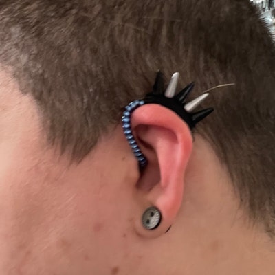 SPIKED Hearing Aid Skin Hearing Aid Sleeve Hearing Aid Jewelry Cochlear ...