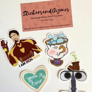 Iron Man Sticker // Tony Stark // Marvel Stickers // Avengers Stickers ...
