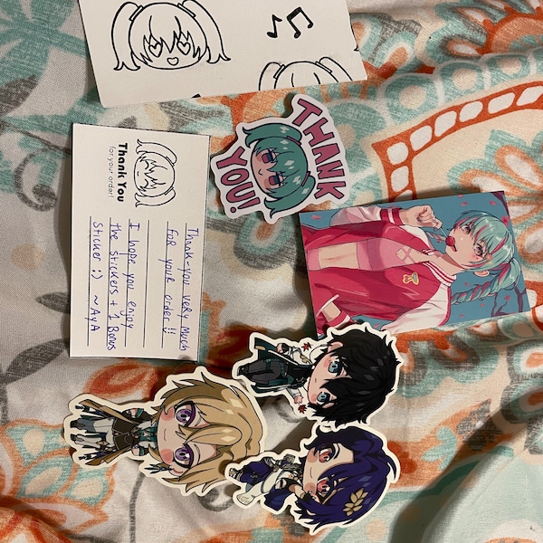 Honkai Star Rail HSR Dr.ratio Aventurine Topaz Chibi Vinyl Stickers - Etsy