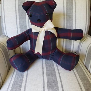 Memory Bear, Bear Made From Clothing, Memory Keepsake - Etsy