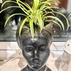 Woman Head Planter Pot /african Queen Pot/ Unique Planters UK/ Concrete ...