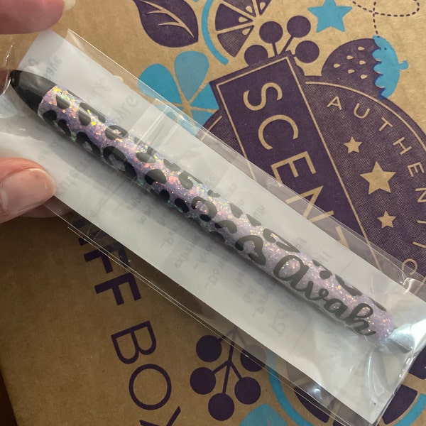 Personalized Glitter Gel Pen, Custom Epoxy Glitter Pen, Custom Gel Pen ...