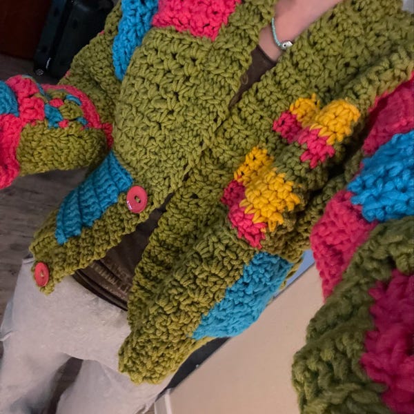 TUTORIAL HEART CARDIGAN Step by Step Guide Beginner Friendly - Etsy