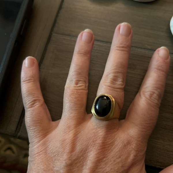 Gold Hindu God Ganesh Magic Ring From Deva Holy Place / Powerful Lucky ...