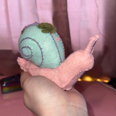 DIY Snail Plush Sewing Pattern & SVG Cut Files, Hand Stitching and ...