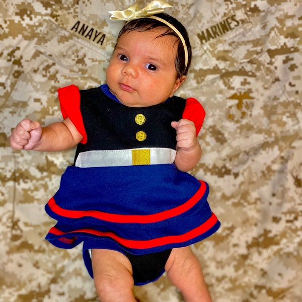 Girls Marine Dress Blues - Etsy