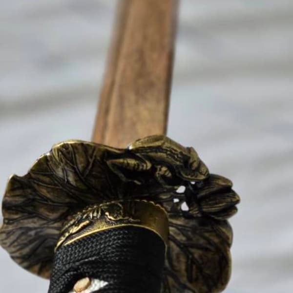 Handmade Crafts Hellfire Katana Sword Handmade Japanese Samurai Sword ...