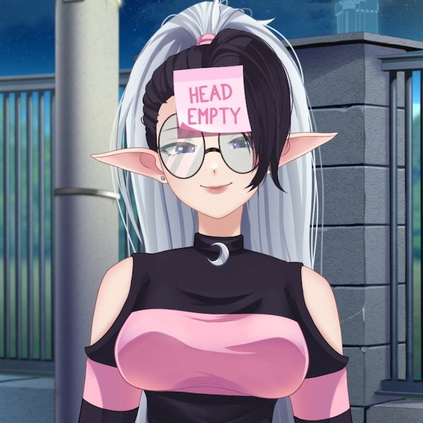 88 Twitch Pink Vtuber Sticky Note Pngtuber P2U Vtuber Stream Assets ...