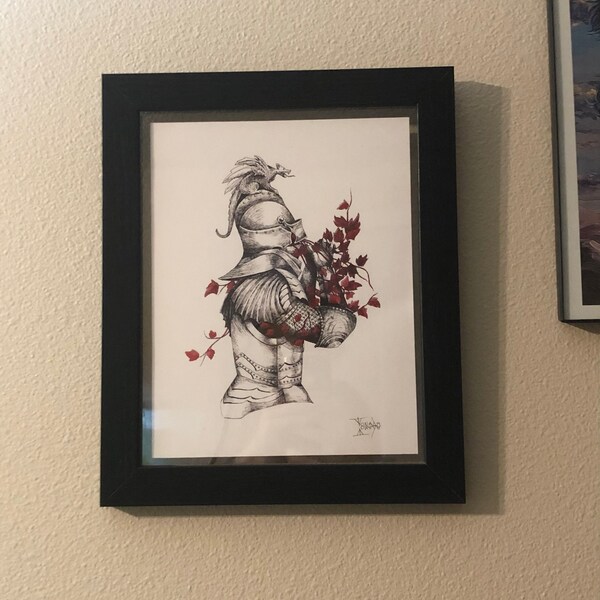 Butterfly Samurai - Limited Edition Fine Art Print - Wall Art - Silk ...