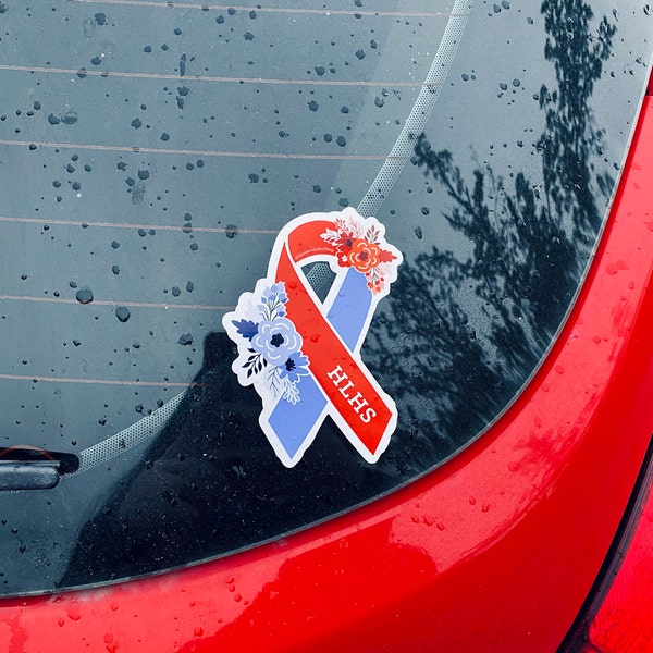 HLHS Sticker, Hypoplastic Left Heart Syndrome Stickers, HLHS Awareness ...
