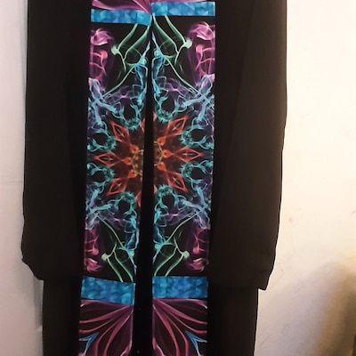 Rainbow, BLM, Reversible Clergy Stole, Matching Reversible Mask ...