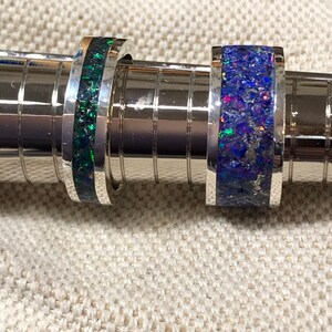 Crushed Opal van Gogh Blue / Premium Inlay Material for Ring Jewelry ...