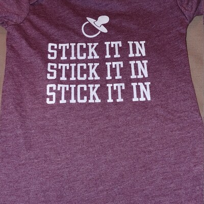 Stick It in Virginia Tech Baby Bodysuit Hokies Baby Gift Virginia Tech ...