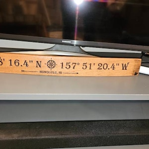 Custom Barrel Stave, Barrel Stave With Last Name, Personalized Stave ...