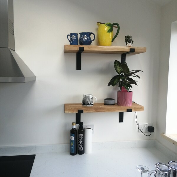 PAIR of SCAFFOLDING Down Shelf BRACKET | Cast Iron Shelf Bracket for 6 ...